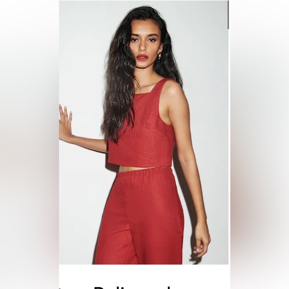 Reformation | Pants & Jumpsuits | Reformation Red Set | Poshmark
